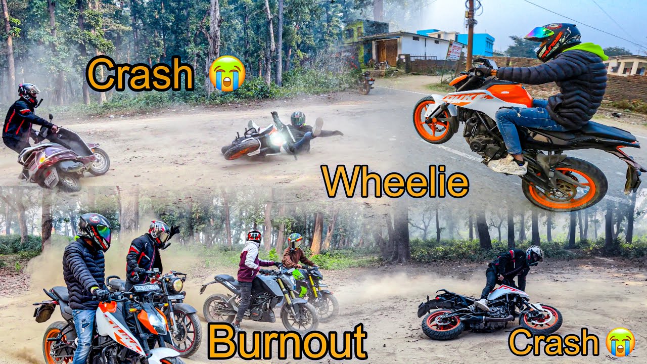 Live bike crashed KTM duke 250 😭 | - YouTube