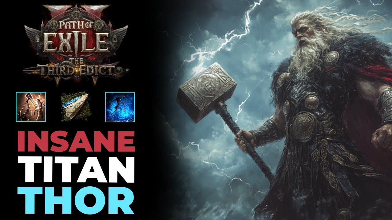 INSANE Titan THOR Build Guide - 0.3 Path of Exile 2 - YouTube