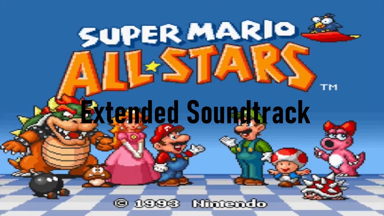 Super Mario Allstars(SNES) SMB2 Player Select Extended - YouTube