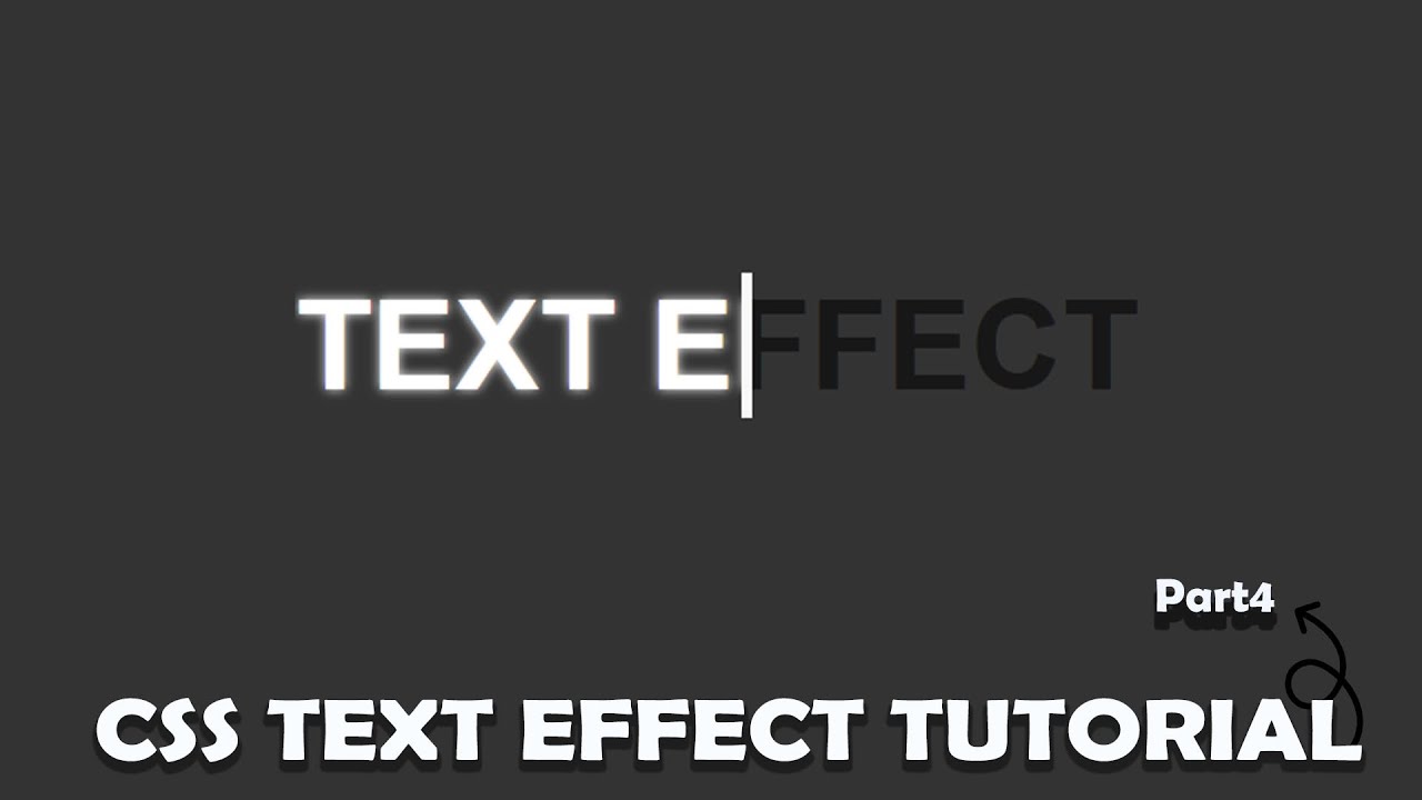 text effect in css | html css tutorial #html5 #css3 - YouTube