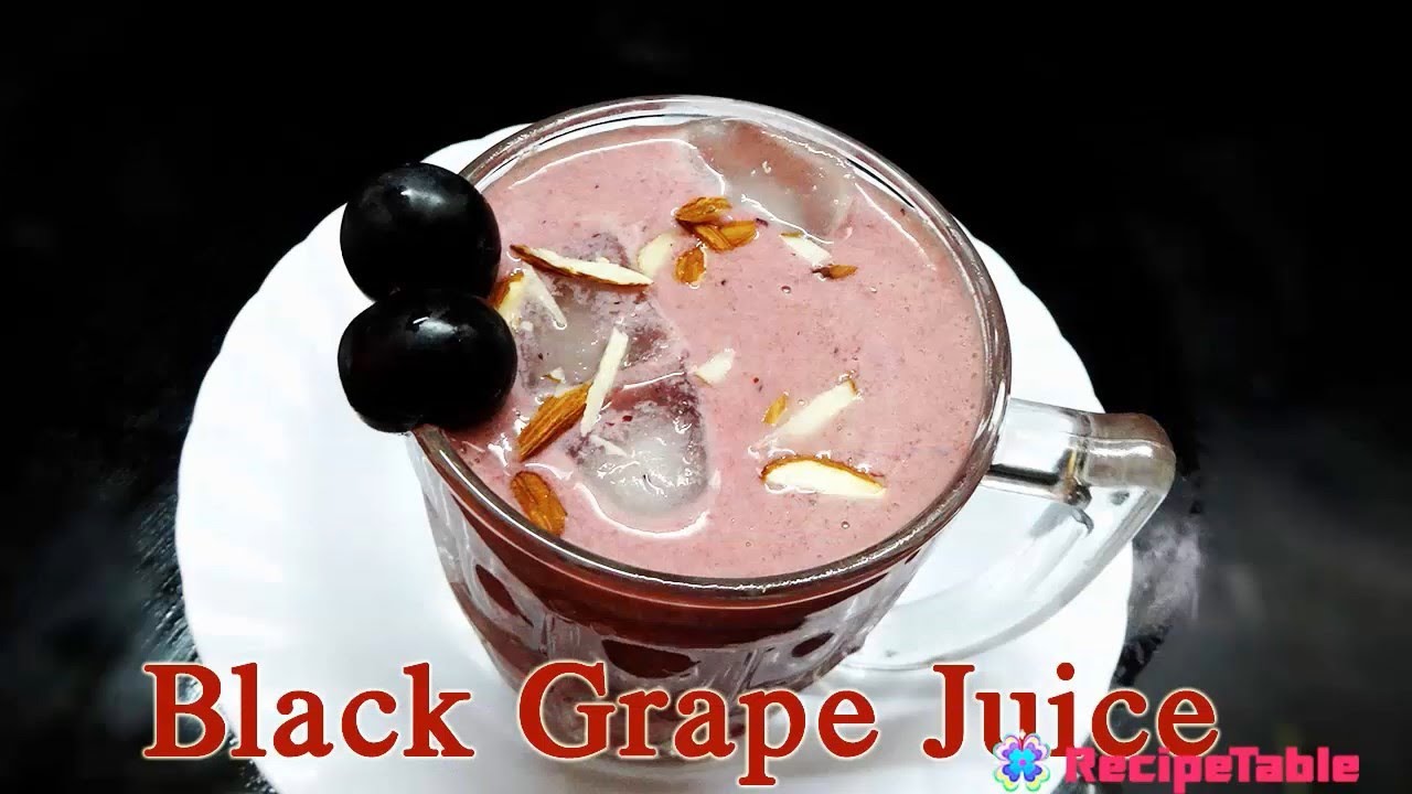 Black Grape Juice Nalla Draksha Rasam Angur Juice Preparation (నల్ల ...