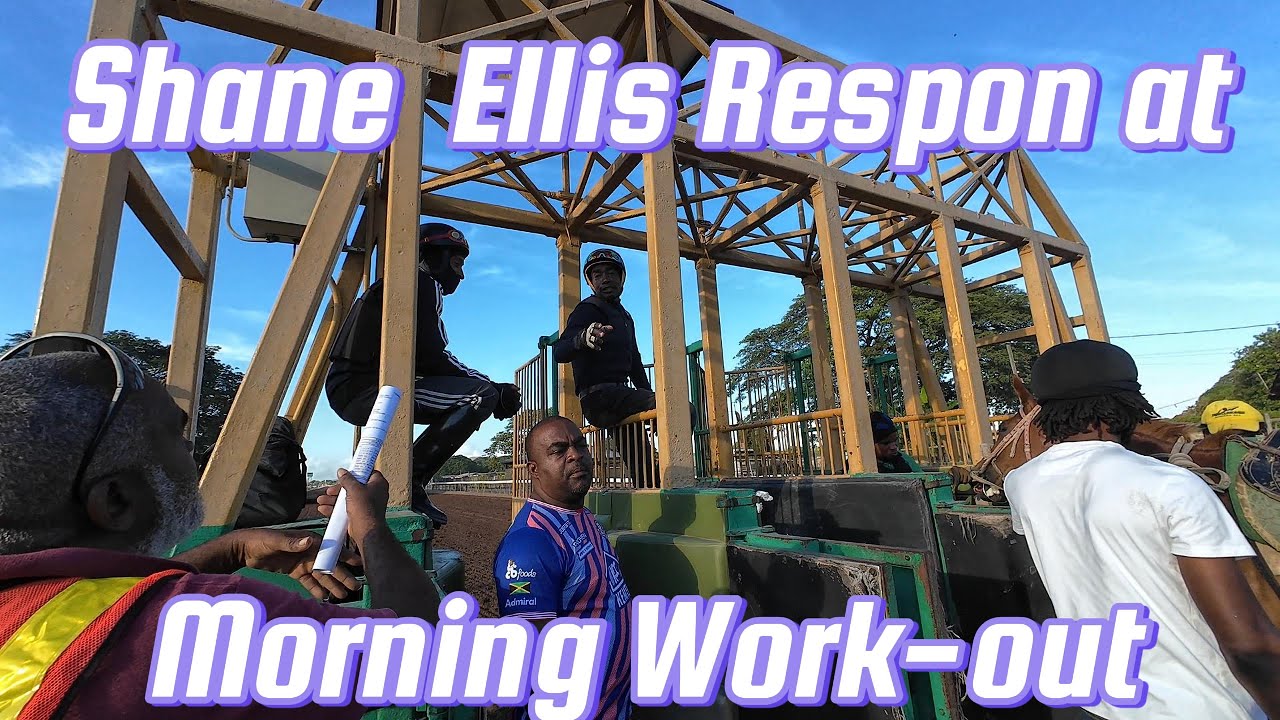MORING WORK OUT JOCKEY SHANE ELLIS ANSWER THE CROWD JULY 16 2025 - YouTube