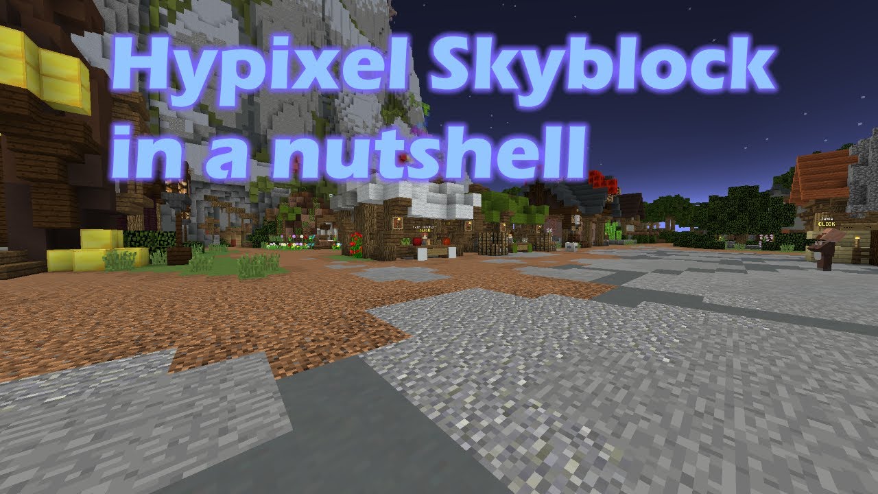 HYPIXEL SKYBLOCK IN A NUTSHELL - YouTube