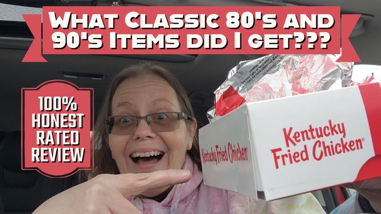 KFC 🌟Classic 80's and 90's Review and Rating🌟 - YouTube