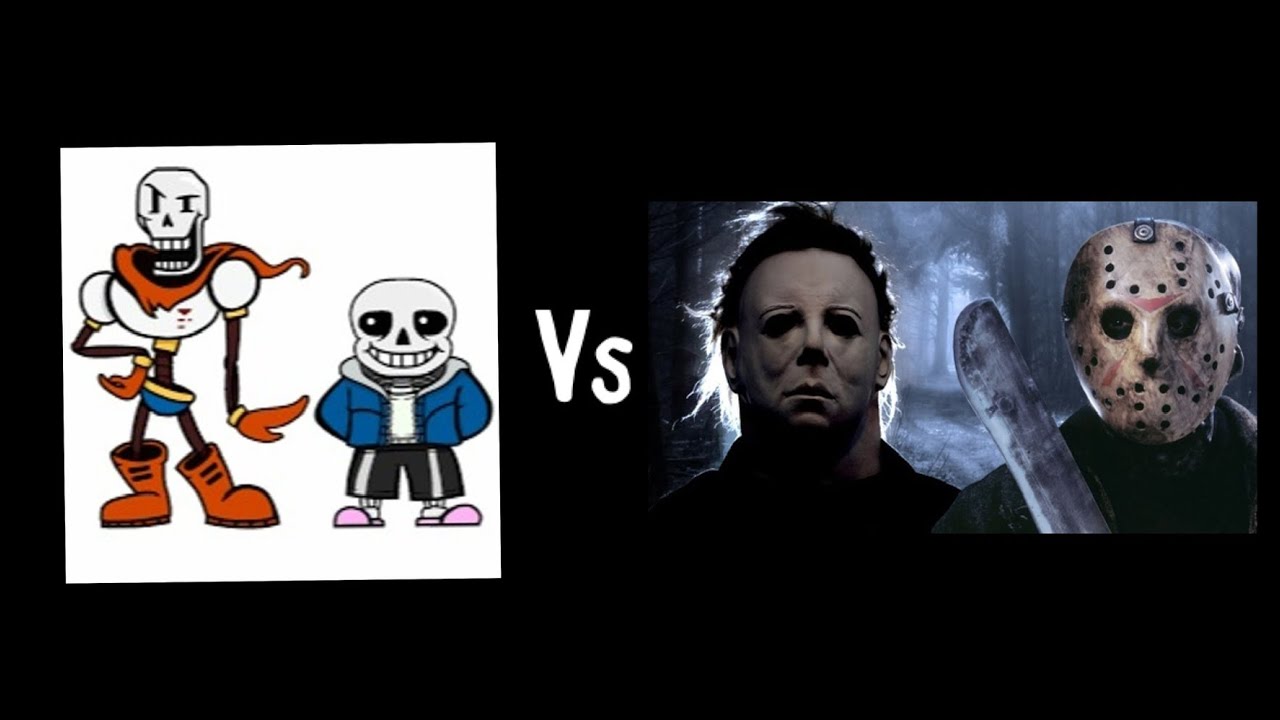 Super Smash Bros (Wii U) Papyrus and Sans vs Jason Voorhees and Michael ...