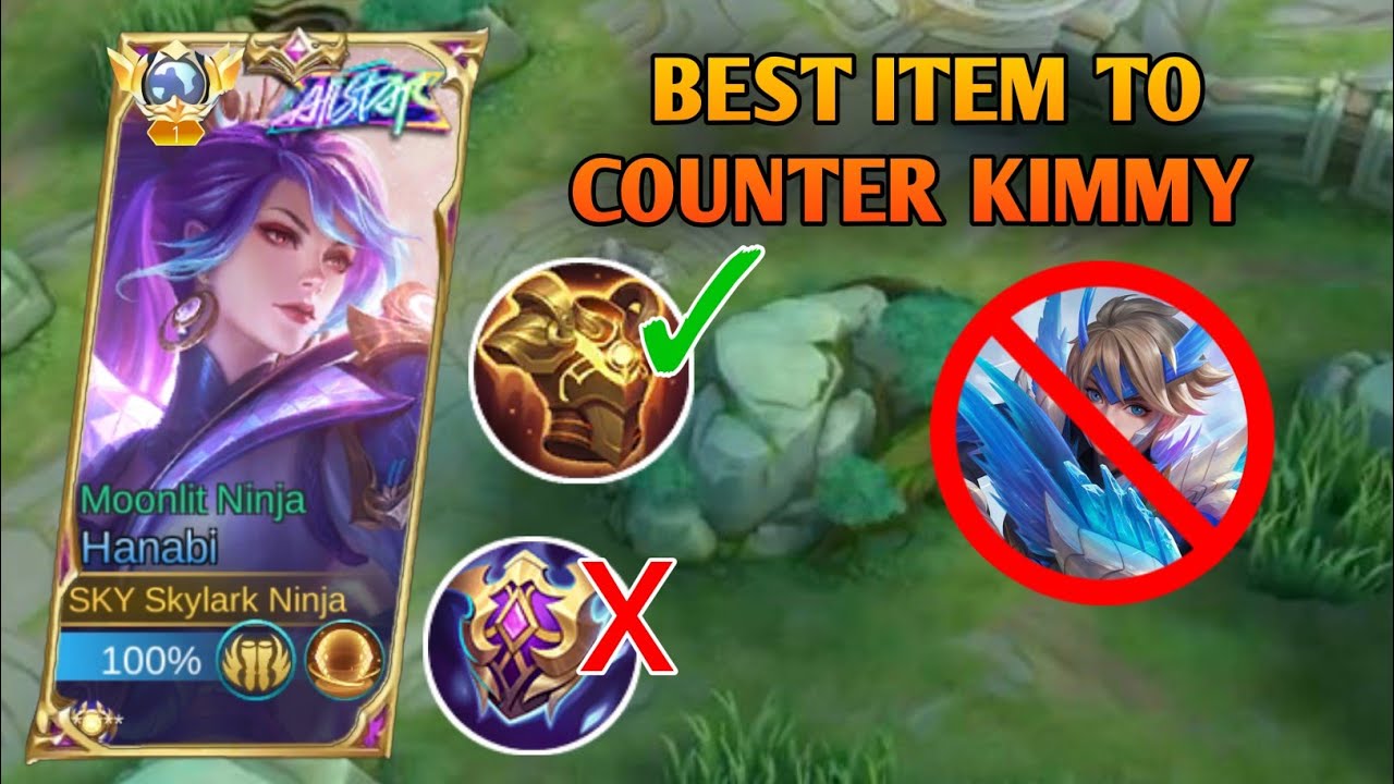 THIS IS HOW YOU COUNTER KIMMY WITH HANABI!!🤩 | HANABI BEST BUILD 2023 ...