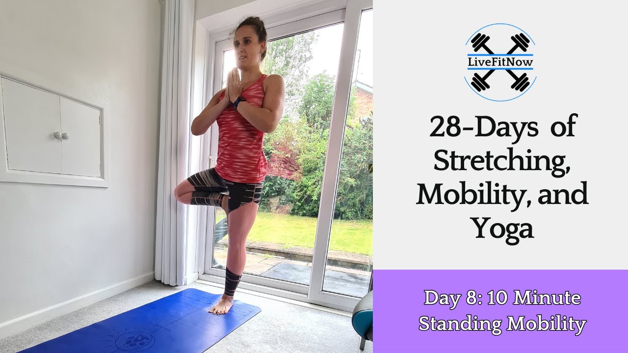 Day 8 of 28 Days of Stretching Mobility and Yoga - YouTube