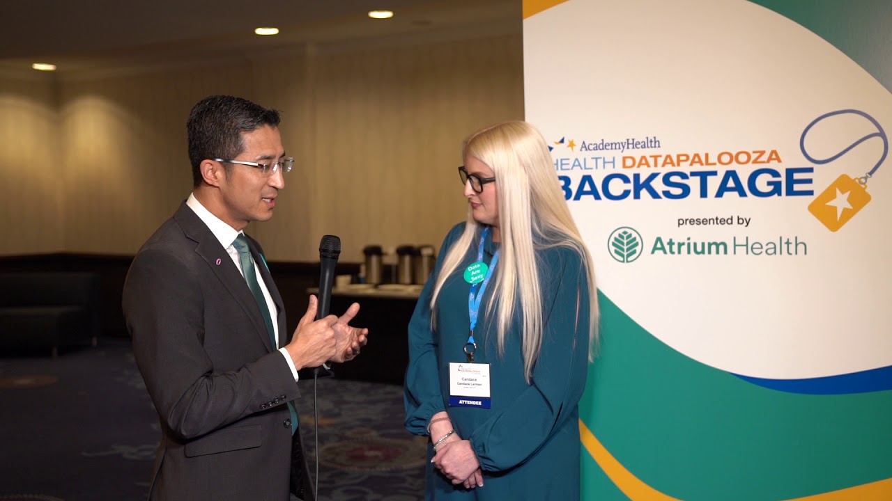 Backstage at the 2019 Health Datapalooza with Rasu Shrestha and Patient ...