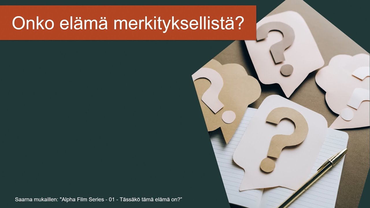Juha Piippo - Onko elämä merkityksellistä? - YouTube