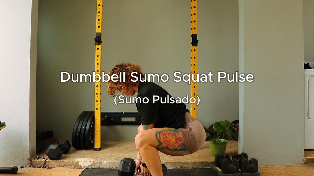 Sumo Squat Pulse - Adriana Pesquera - YouTube
