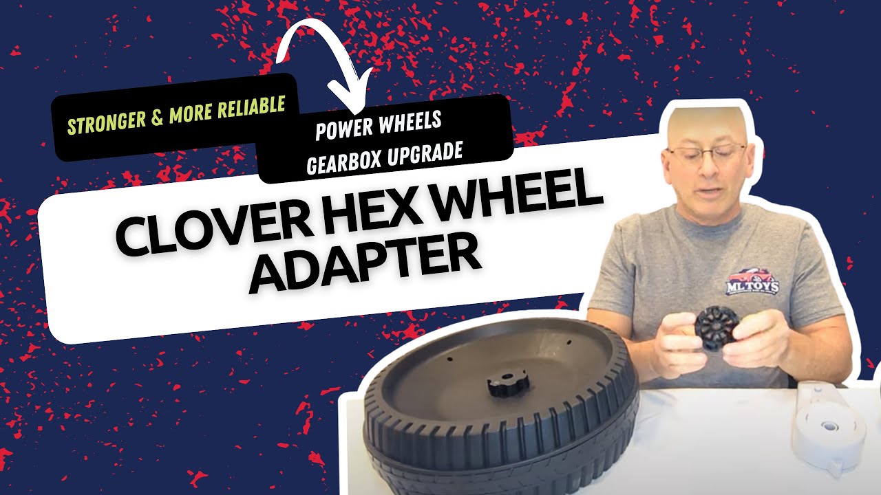 Upgrade Clover Hex Wheels with Phoenix or 7R Gearboxes | MLToys Adapter ...