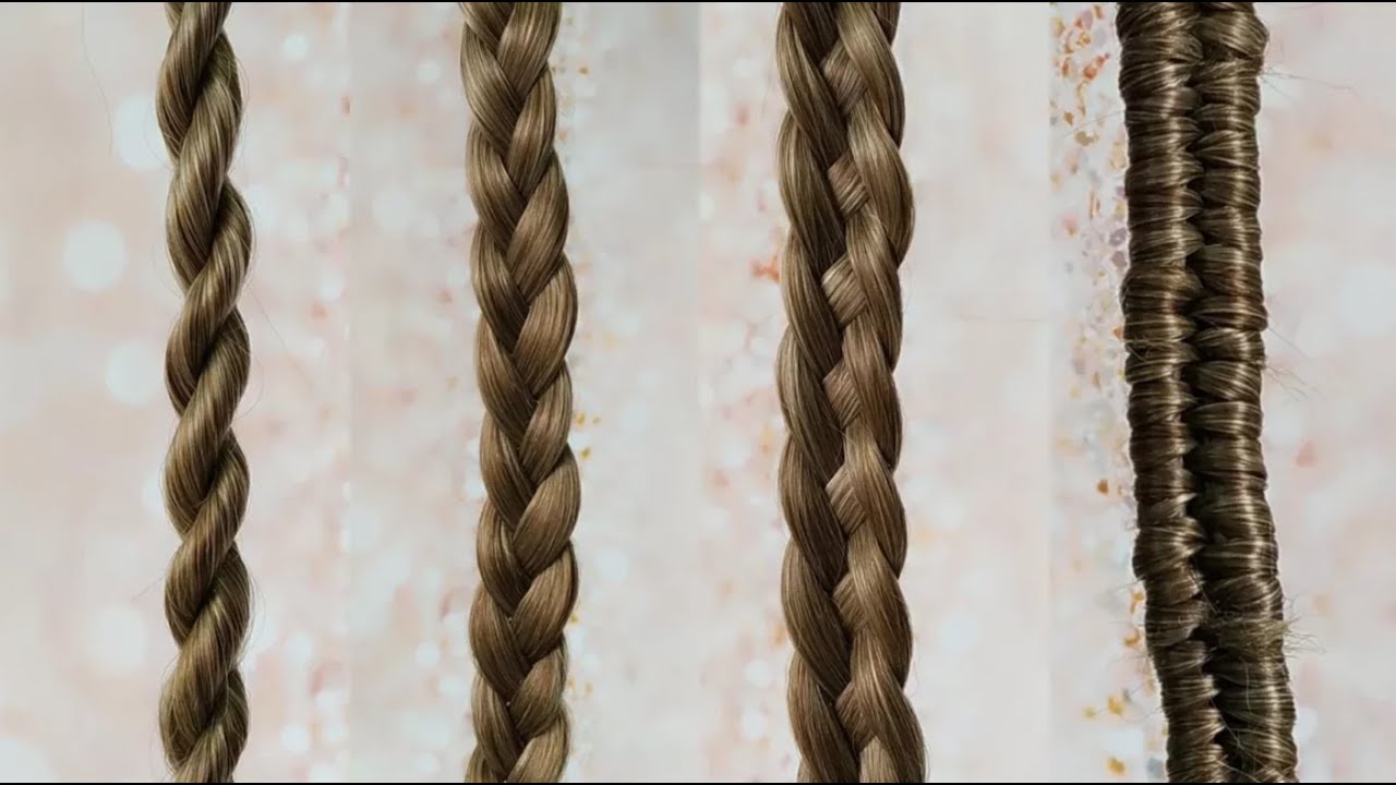 4 Estilos Básicos de Trenzas | Como Hacer Trenzas | How to do Braids ...