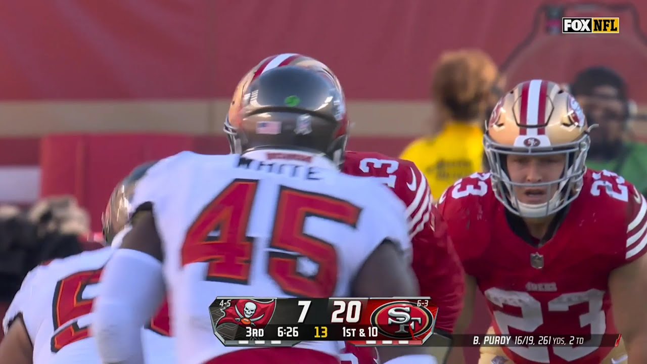 Christian McCaffrey & Deebo Samuel vs Devin White & Lavonte David (2023 ...