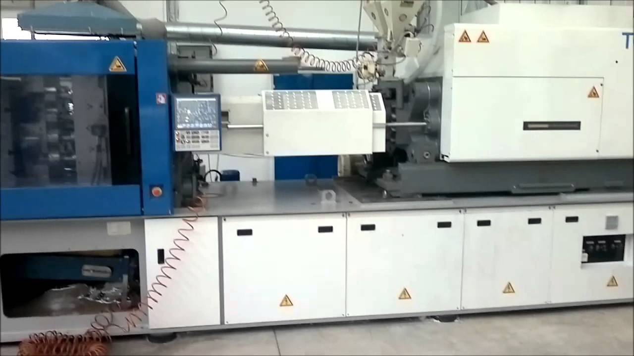Toyo 280 Si-4, full electric injection machine - YouTube