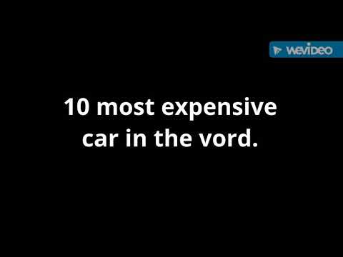 Dünyanın ən bahalı 10 maşını