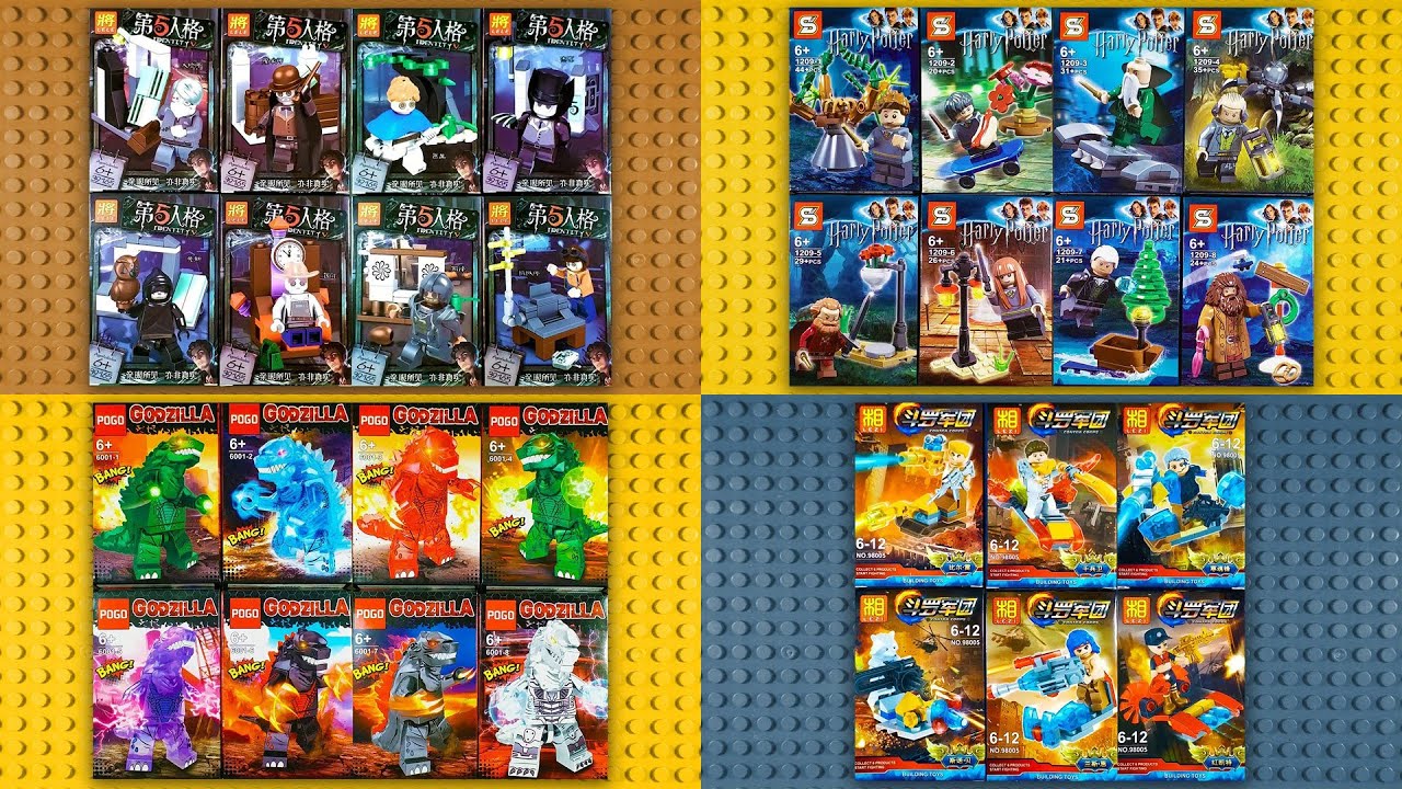 LEGO Compilation: Godzilla ⭑ Harry Potter ⭑ Contra ⭑ Identity V ...