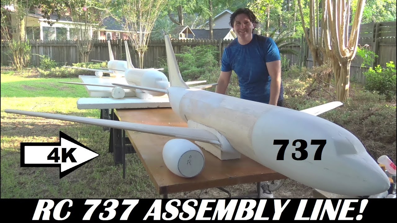 RC Airplane 737 MAX Assembly Line [4K] - YouTube