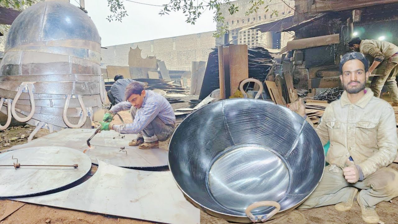 Genius Man Manufacturing Giant Pots With Skills | Manufacturing Process Of Giant Pots - YouTube