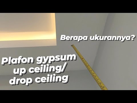 PLAFON GYPSUM YANG BIKIN NYAMAN! Ukuran Drop Ceiling Plafon! Plafon ...