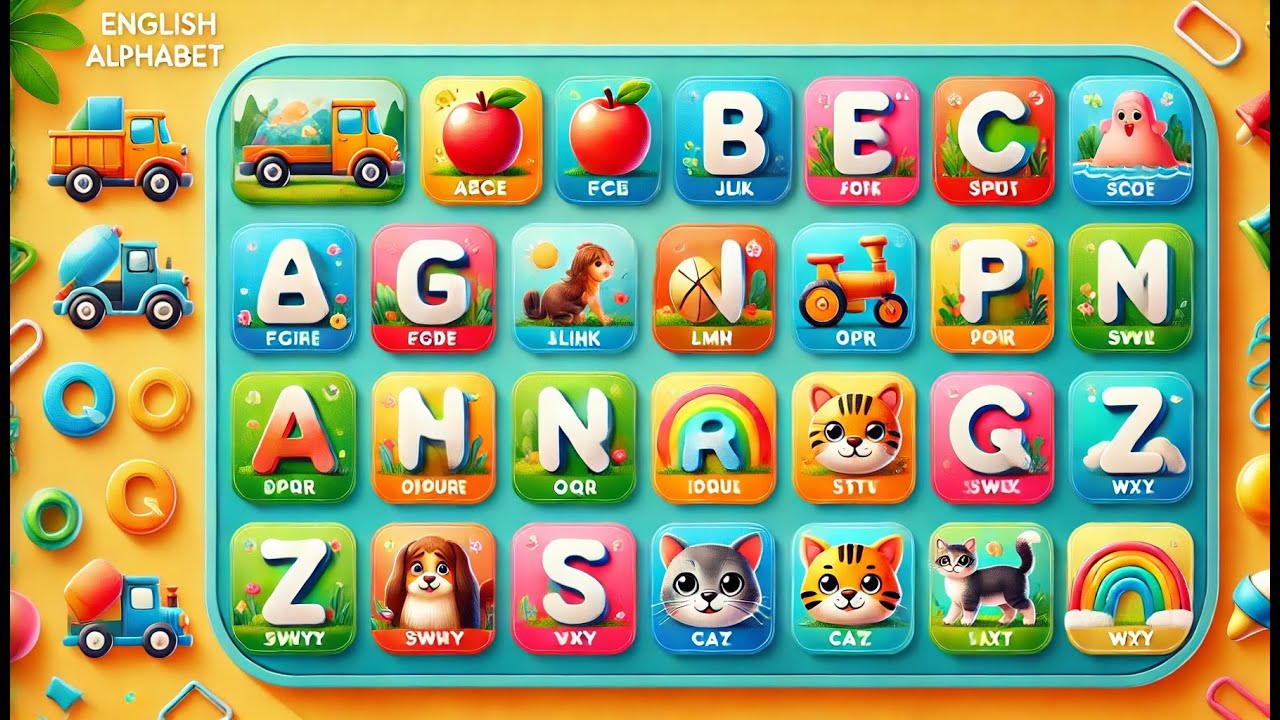 Learn A to Z English Alphabet with Fun Pictures! 🅰️🔤#youtubevideo # ...