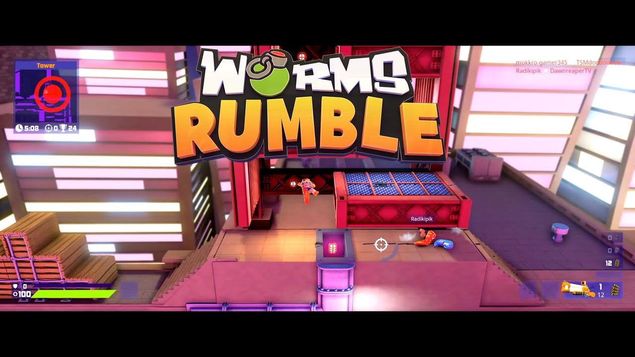 Worms Rumble | Steam Beta Gameplay (3440x1440) - YouTube