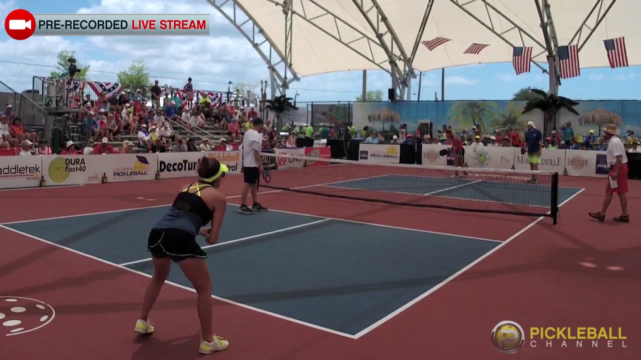 Pre-Recorded Live: Mixed Doubles Pro Semi Final - Minto US Open ...