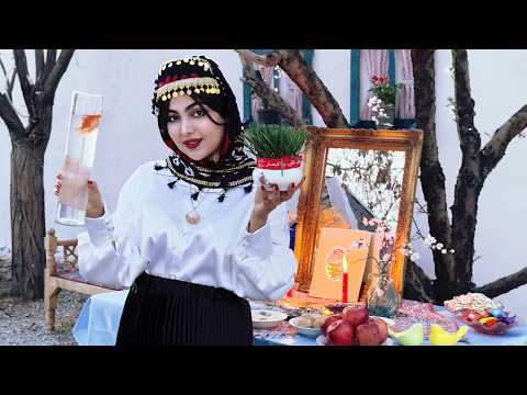 Novruz üçün alış-veriş və xüsusi Novruz şam yeməyi hazırlığı | İran kənd həyatı