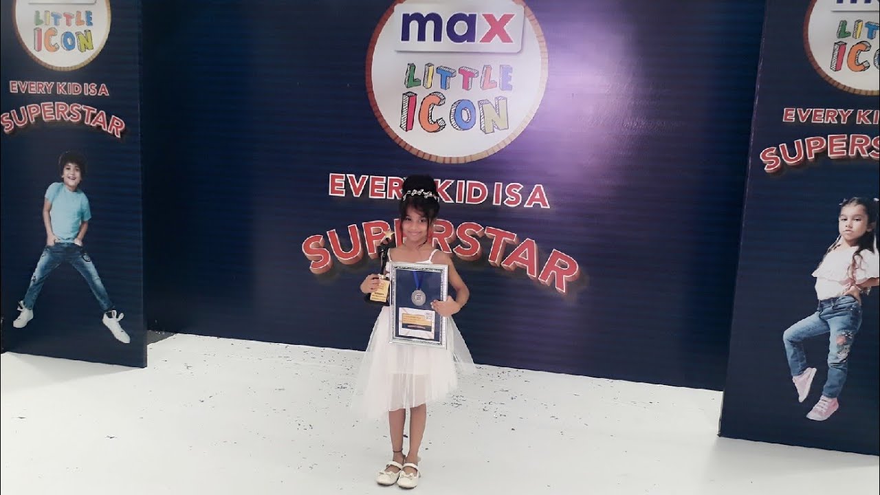 Indian kids fashion show | Max little Icon rampwalk winner | Ojasyaa ...