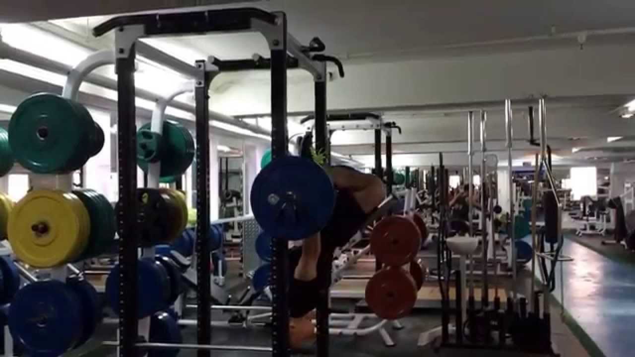 Back Lever at Squat Rack - YouTube