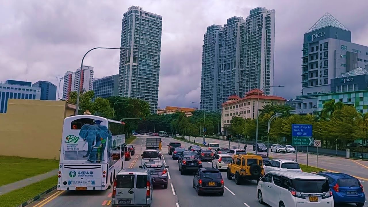 Ride on Bus 2 | Geylang to Lavander mrt Station | Back to Paya Lebar ...