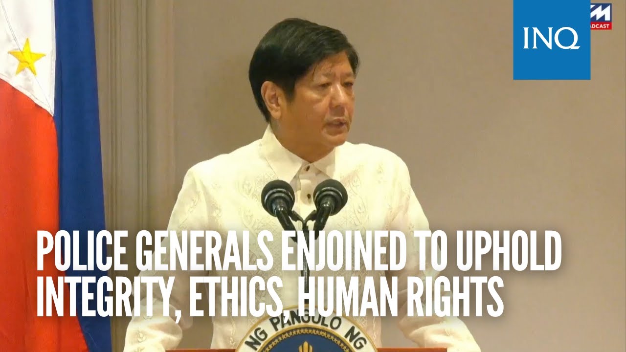 Police generals enjoined to uphold integrity, ethics, human rights ...