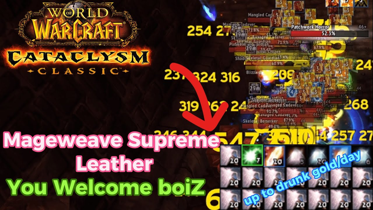 Cataclysm: The Best Mageweave Cloth Farm Location - Cataclysm Gold Farm ...