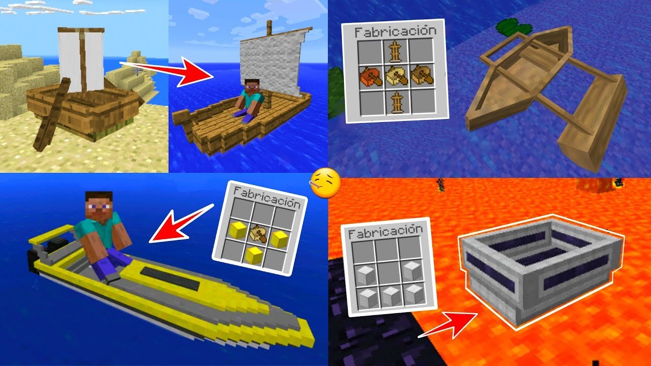 5 TRUCOS SUPER ÉPICOS CON LOS BOTES EN MINECRAFT - TRUCOS PARA ...