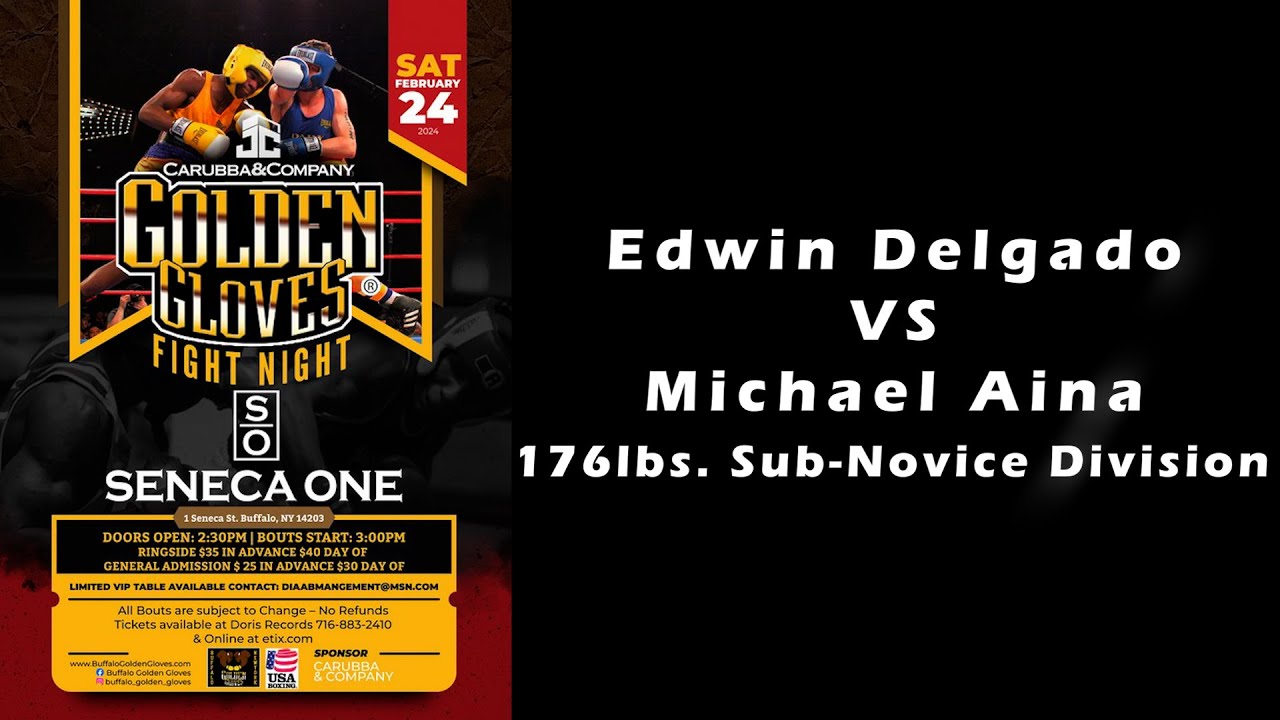 Edwin Delgado vs. Michael Aina/176lbs. Sub-Novice Division - YouTube