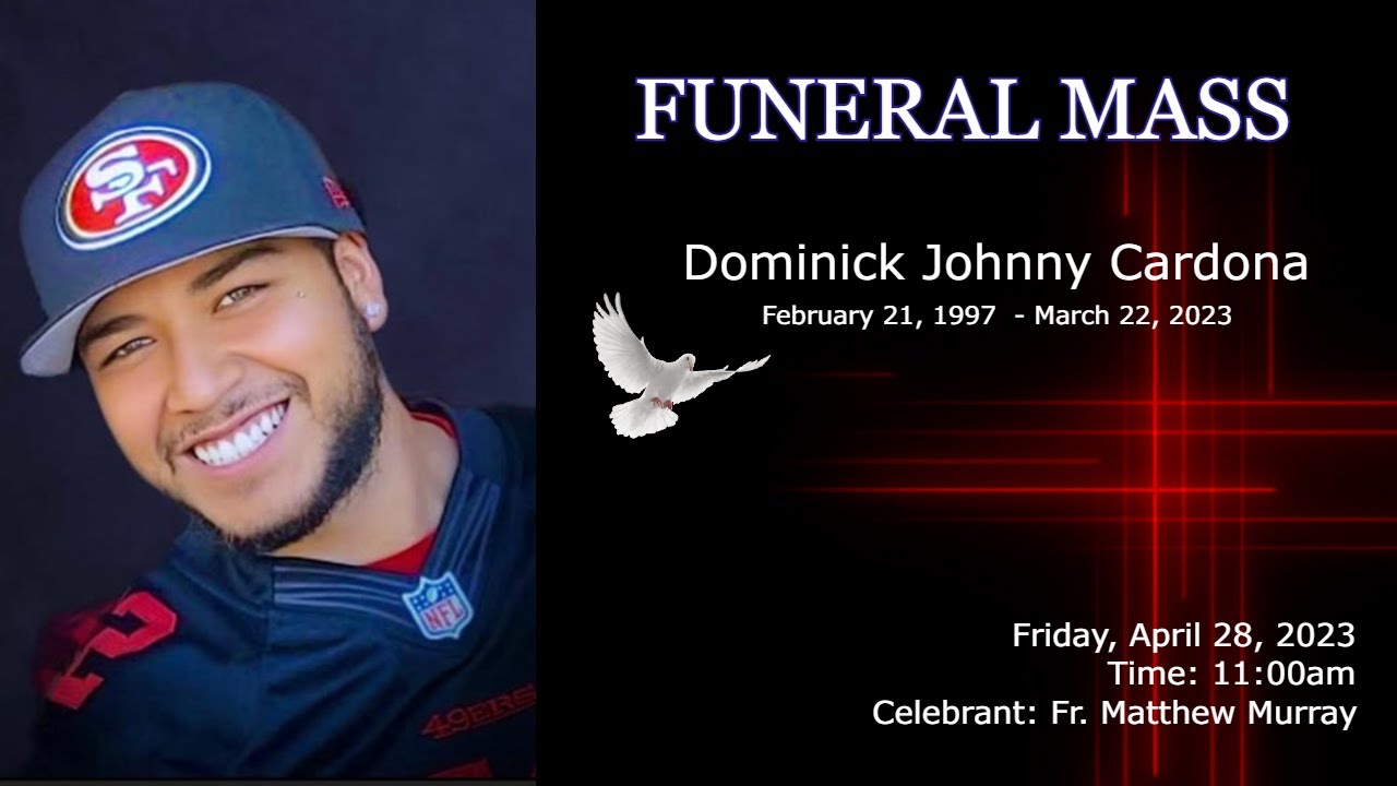 FUNERAL MASS - Dominick Johnny Cardona - YouTube