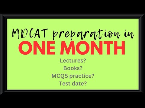 MDCAT PREPARATION STRATEGY | LAST MONTH REVISION PLAN |MDCAT 2023 - YouTube