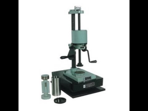 Working of Sand Rammer in sand testing - YouTube