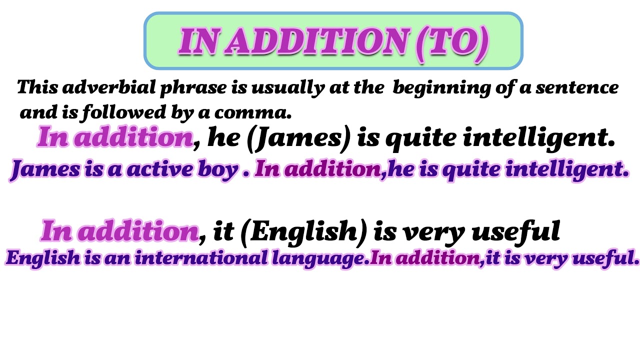 ADDITION YouTube addition-youtube