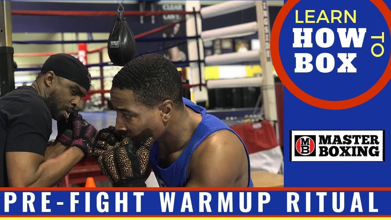 How To Warm A Fighter Up Before A Fight - YouTube