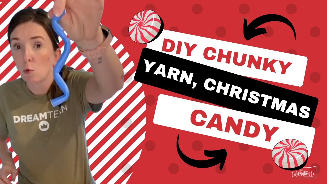 DIY Chunky Yarn Candy Canes and Lollipop Ornaments (Replay from LIVE ...