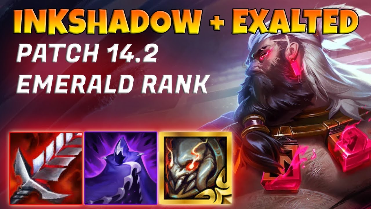 Trying Inkshadow exalted in patch 14.12 - YouTube