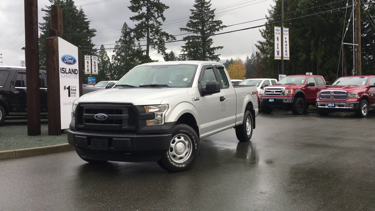 2016 Ford F-150 SuperCab XL 4X4 W/ 170 Rear Doors Review| Island Ford ...