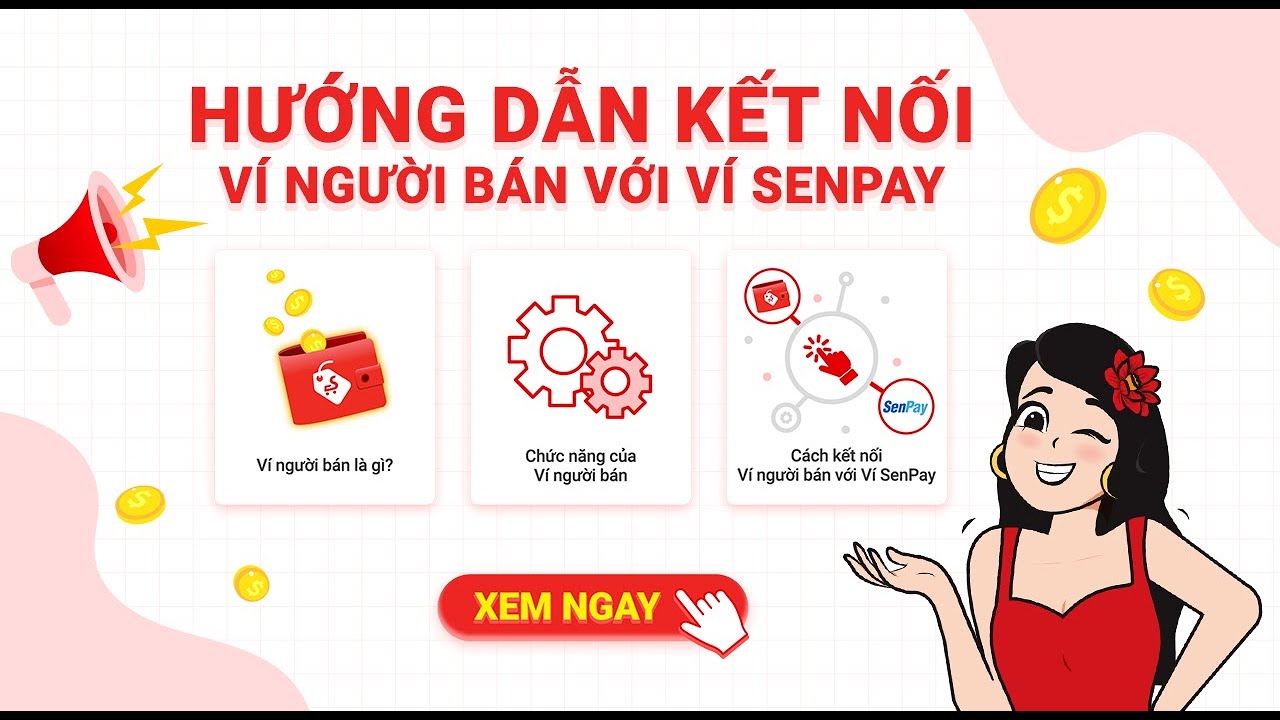 Cách kết nối Ví Người Bán & Ví SenPay - YouTube