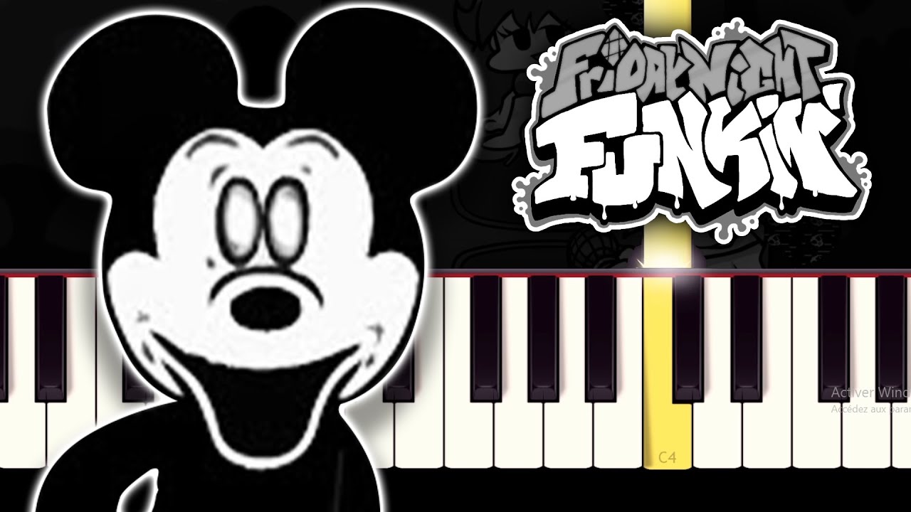 Happy Song - Friday Night Funkin' VS Mickey Mouse - Piano tutorial ...