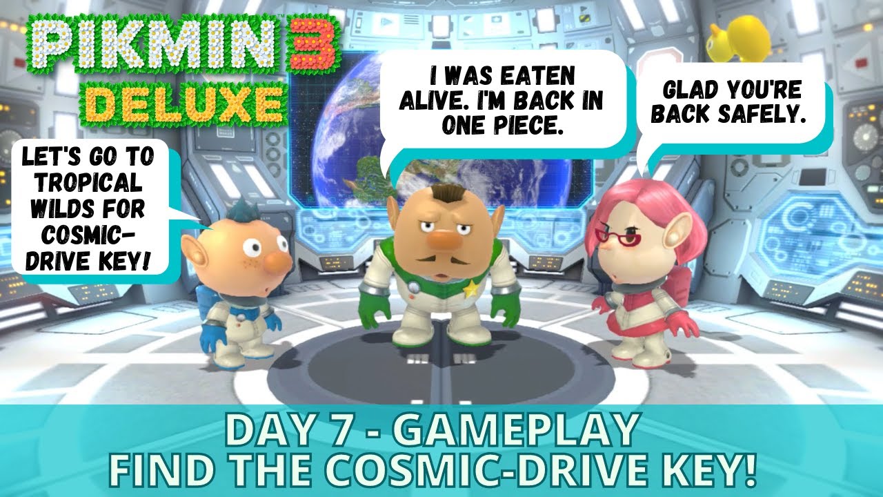 [Pikmin 3 Deluxe] Day 7 - Gameplay Walkthrough @ Tropical Wilds - "Find ...