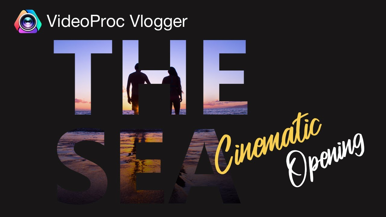 Make Video in Text Movie Title Intro (EASY) | Create Cinematic Opening ...