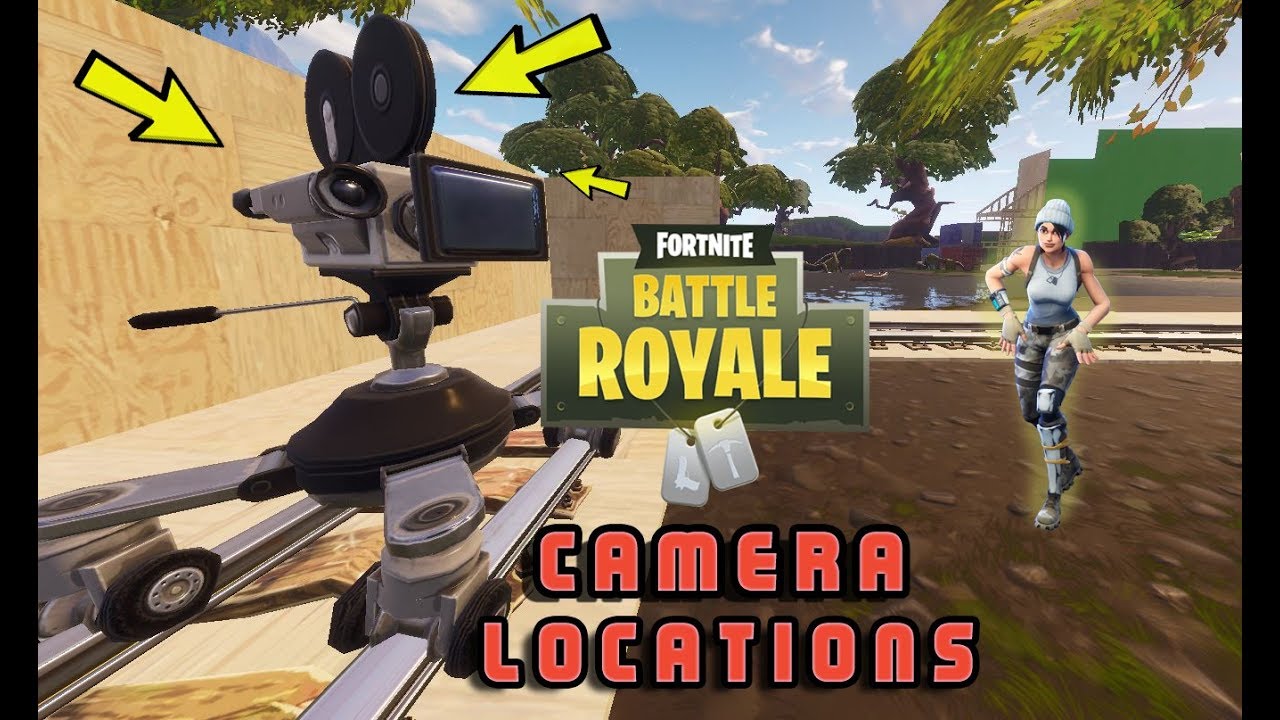 FORTNITE - Season 4 Week 2 Challenge "Camera Locations' - YouTube