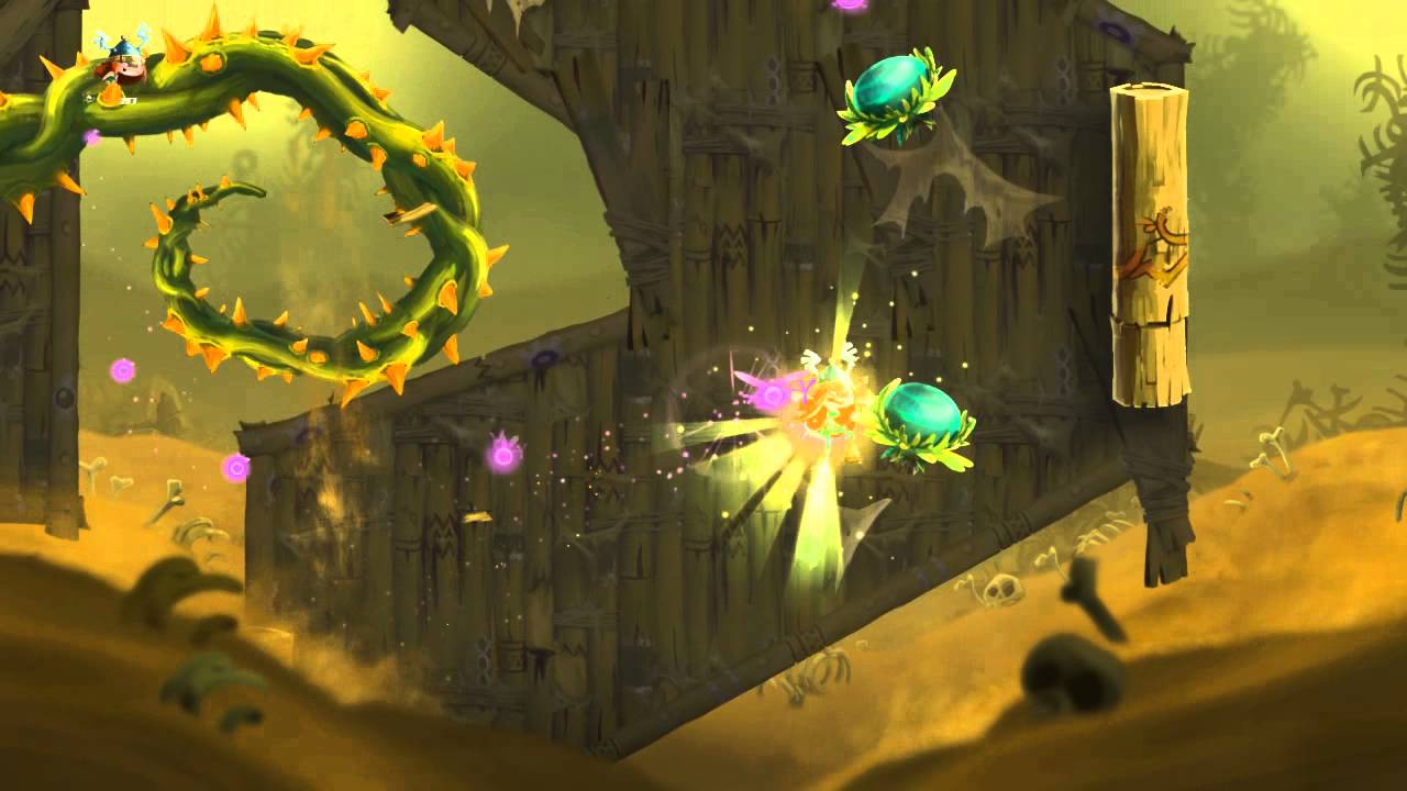 Rayman Legends Up, Up and Get Away! / Rescue Olympia - YouTube