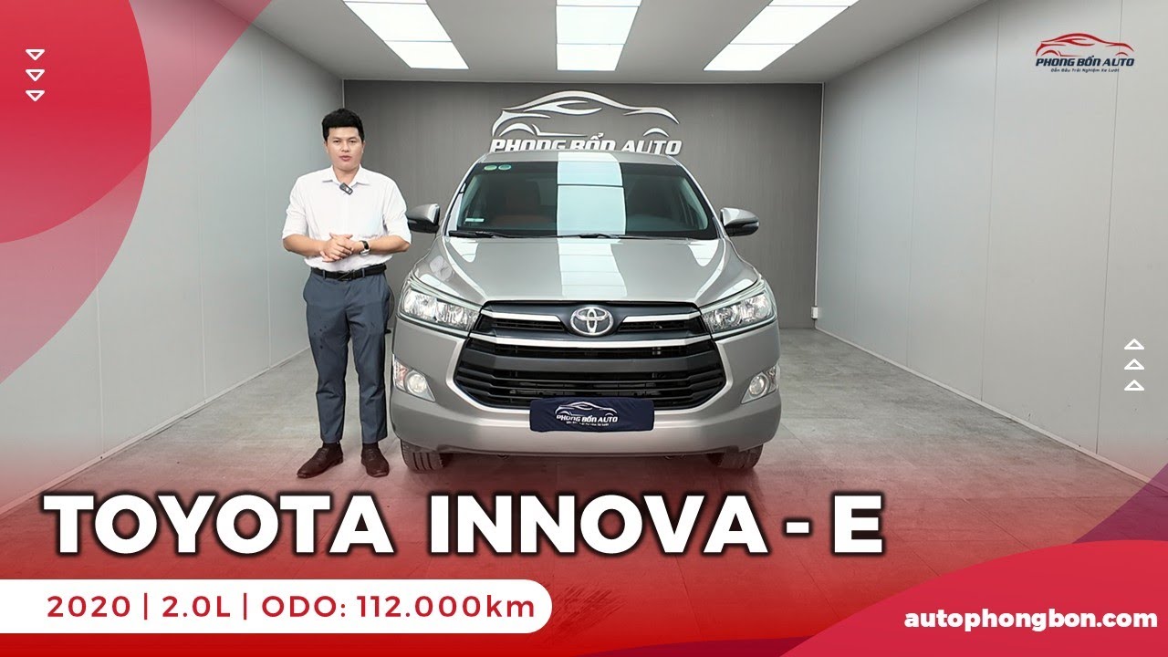 🔴TOYOTA INNOVA E, sx 2020, động cơ 2.0L, máy xăng , số tự động, ODO ...