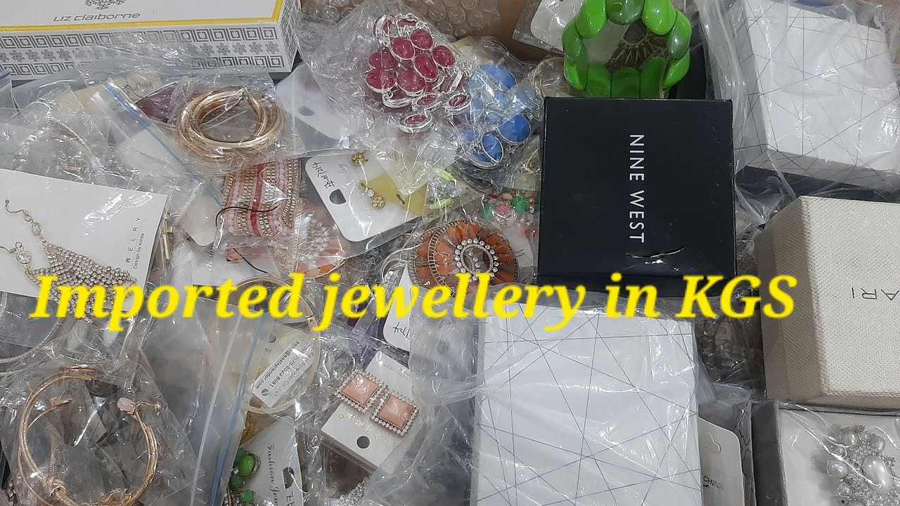 Imported jewellery Avail in KGS|| KGS|| Wholesale rates || wholesaler ...
